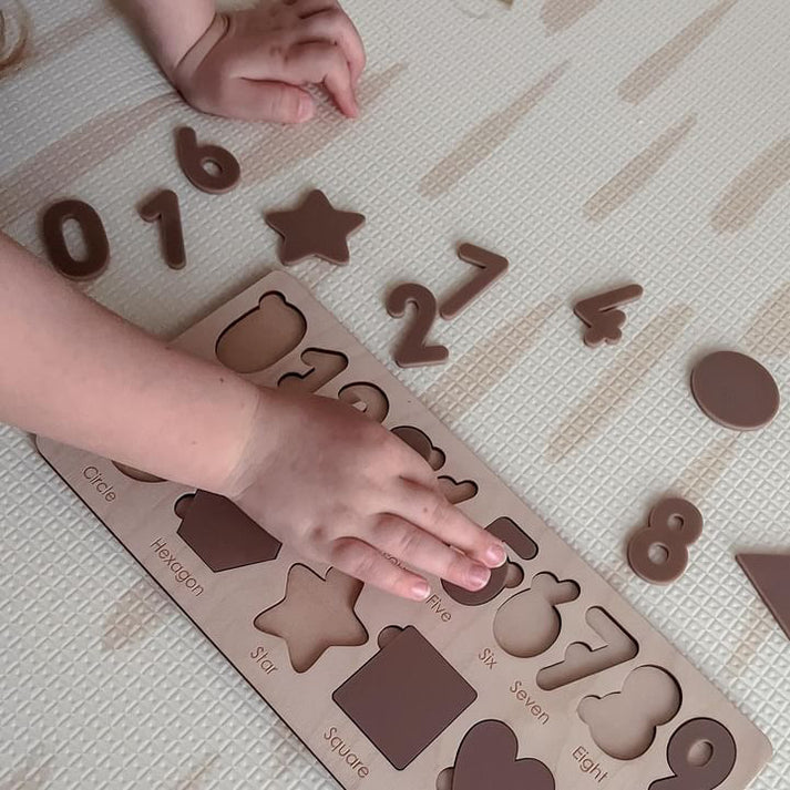 Numbers & Shapes Puzzle | Educational | Learning Toy | My Luxeve